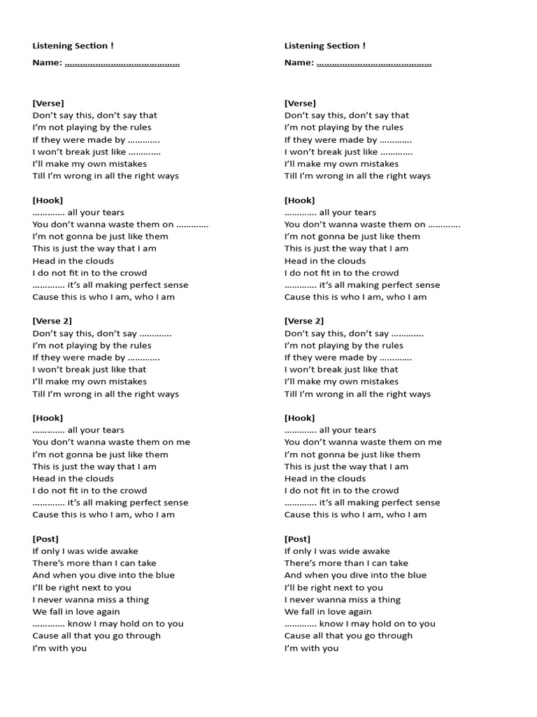 Listening Section | PDF