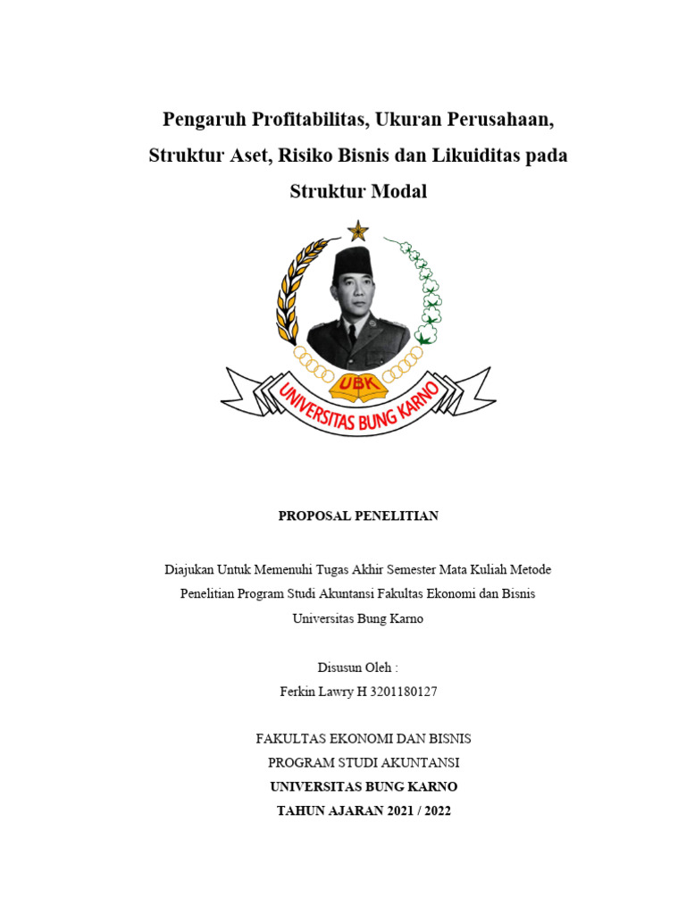 Tugas Proposal Penelitian | PDF