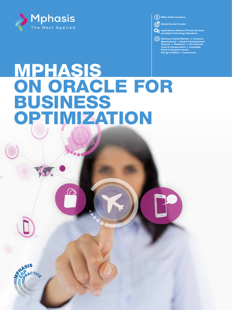 Mphasis - Oracle Overview - Brochure | PDF | Oracle Corporation | Innovation