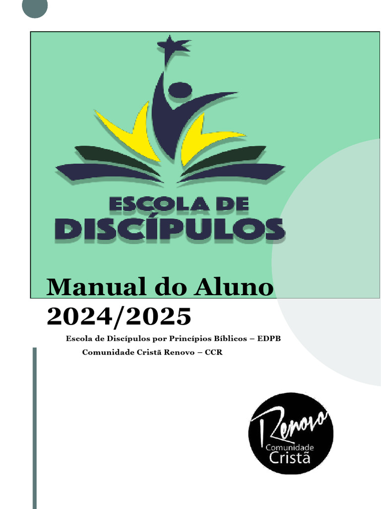04 Manual Do Aluno 2024 2025 Download Grátis Pdf Tesouro Graça No