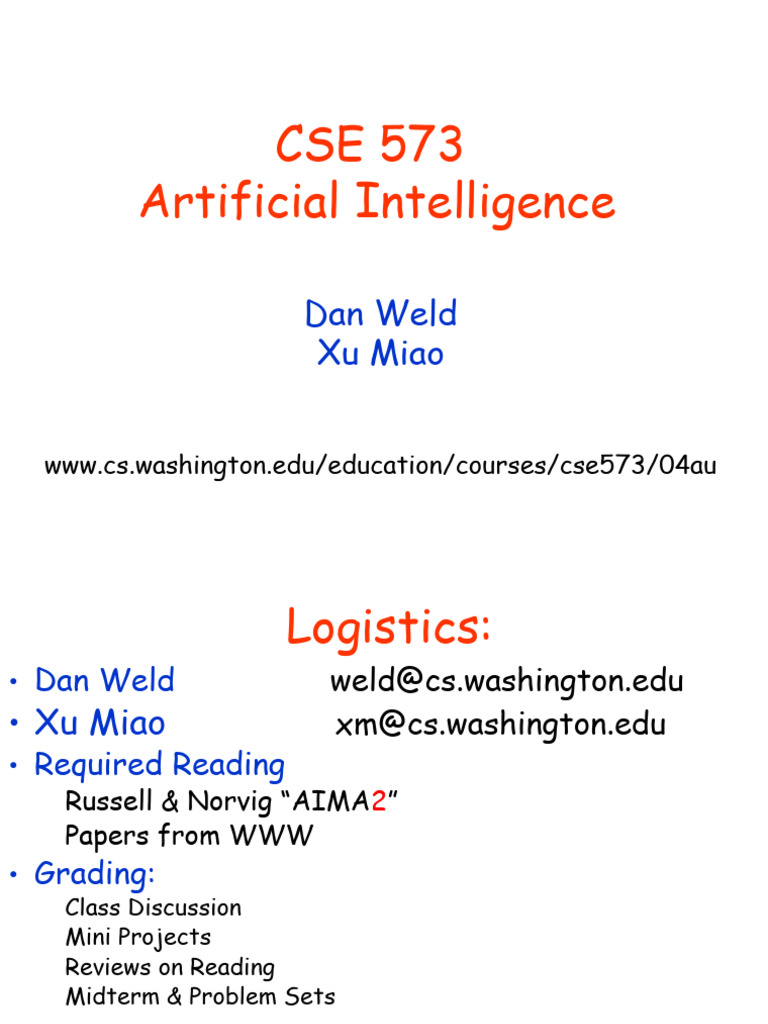 Intro To AI | PDF | Artificial Intelligence | Intelligence (AI) & Semantics