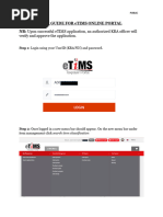 Guide For Submitting TCC Application Online | PDF | Login | World Wide Web