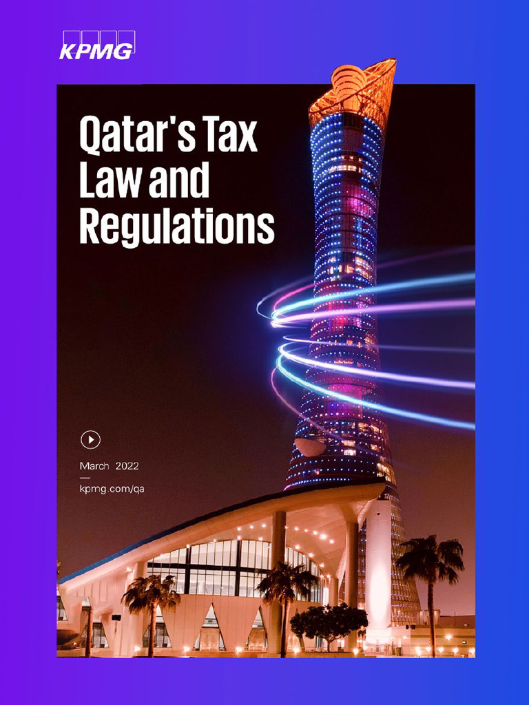 Qatar's Tax Law and Regulations Digital | PDF | Taxation In The United ...