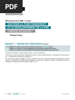 Dossier GRCF BTS GPME 2025 | PDF | Informatique | Logiciel