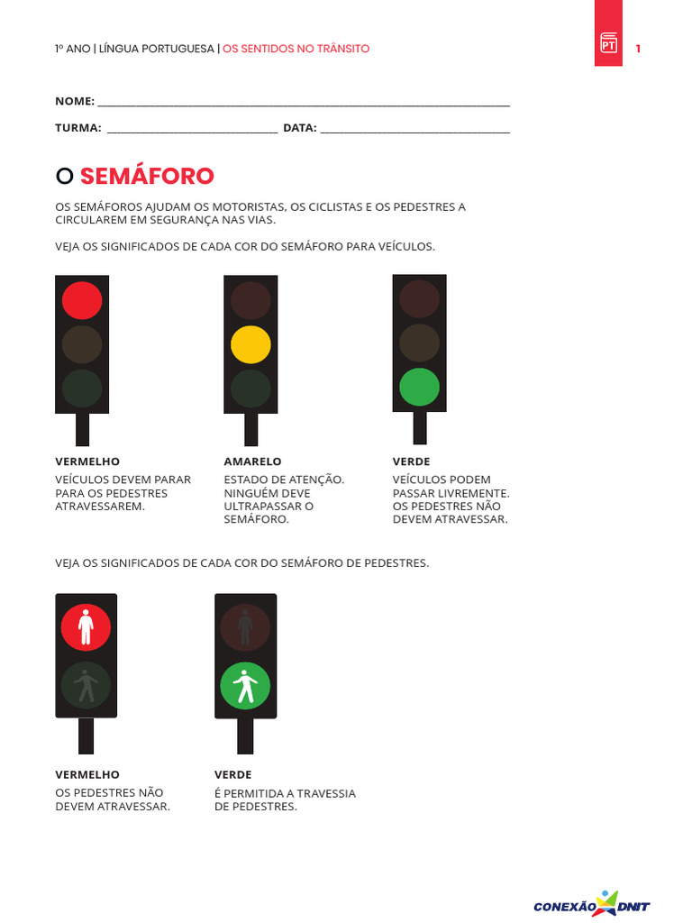 F1LPAluno Semáforo | PDF | Semáforo | Tráfego