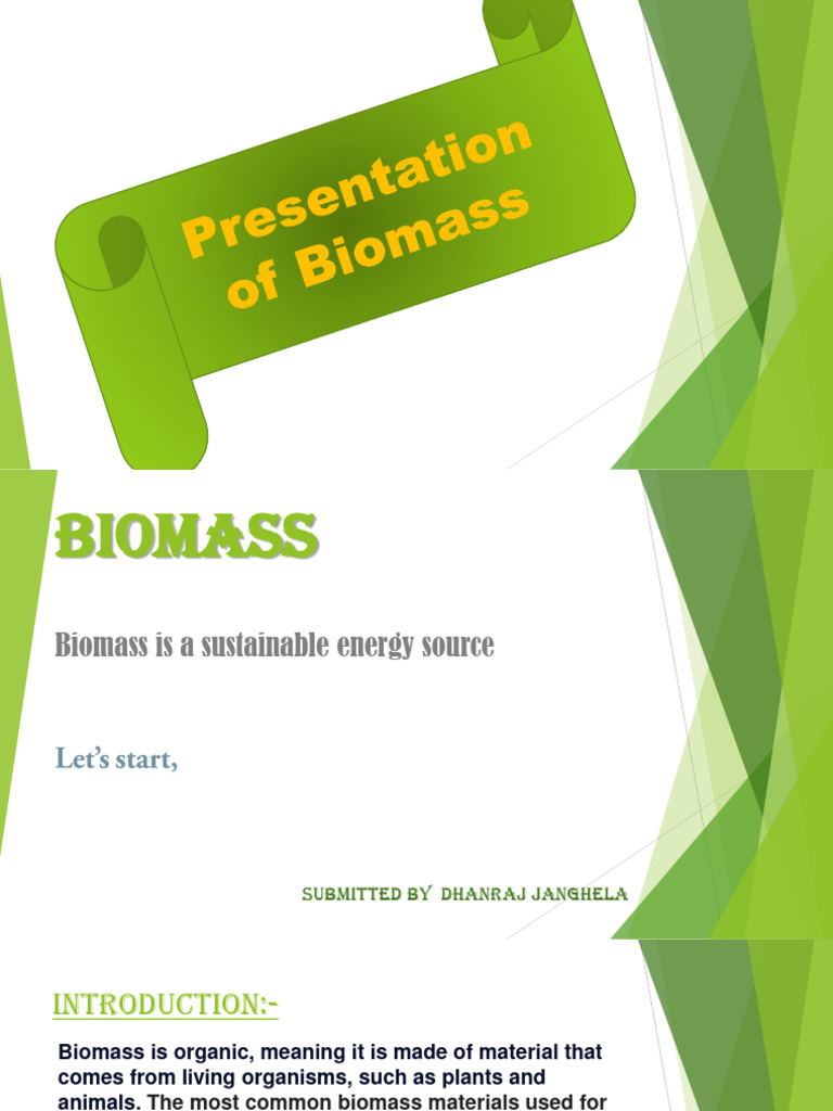 Biomass | PDF | Gasification | Fuels