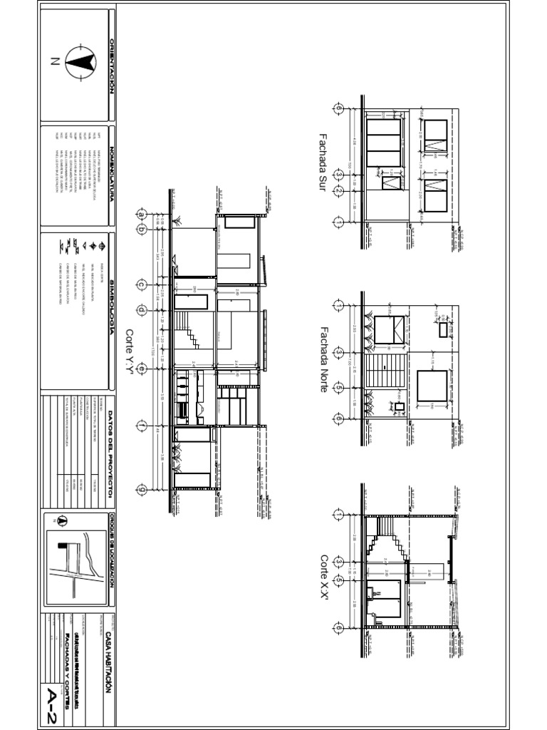 Plano Arquitectonico Proyecto A2 para ejercicio | PDF