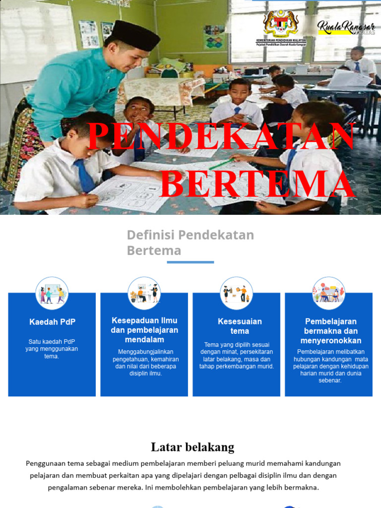 Pendekatan Bertema dalam PdP | PDF