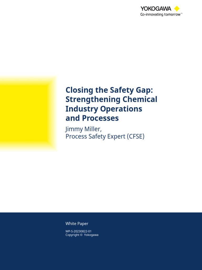 Closing The Safety Gap Strengthening Chemical Industry 20230822 | PDF ...
