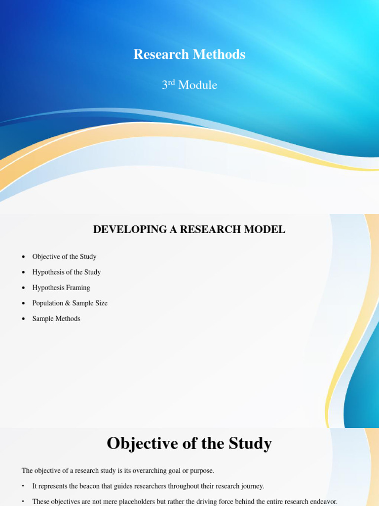 Research Methods 3 | Download Free PDF | Hypothesis | Sampling (Statistics)