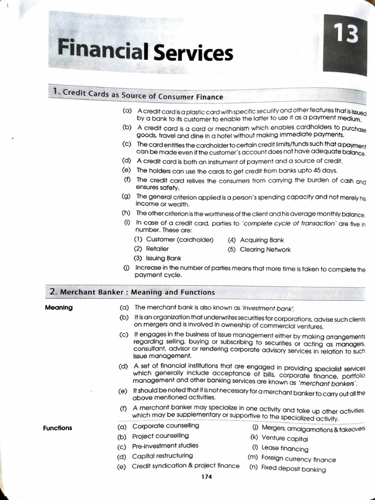 Financial Services | PDF | Banks | Non Bank Financial Institution
