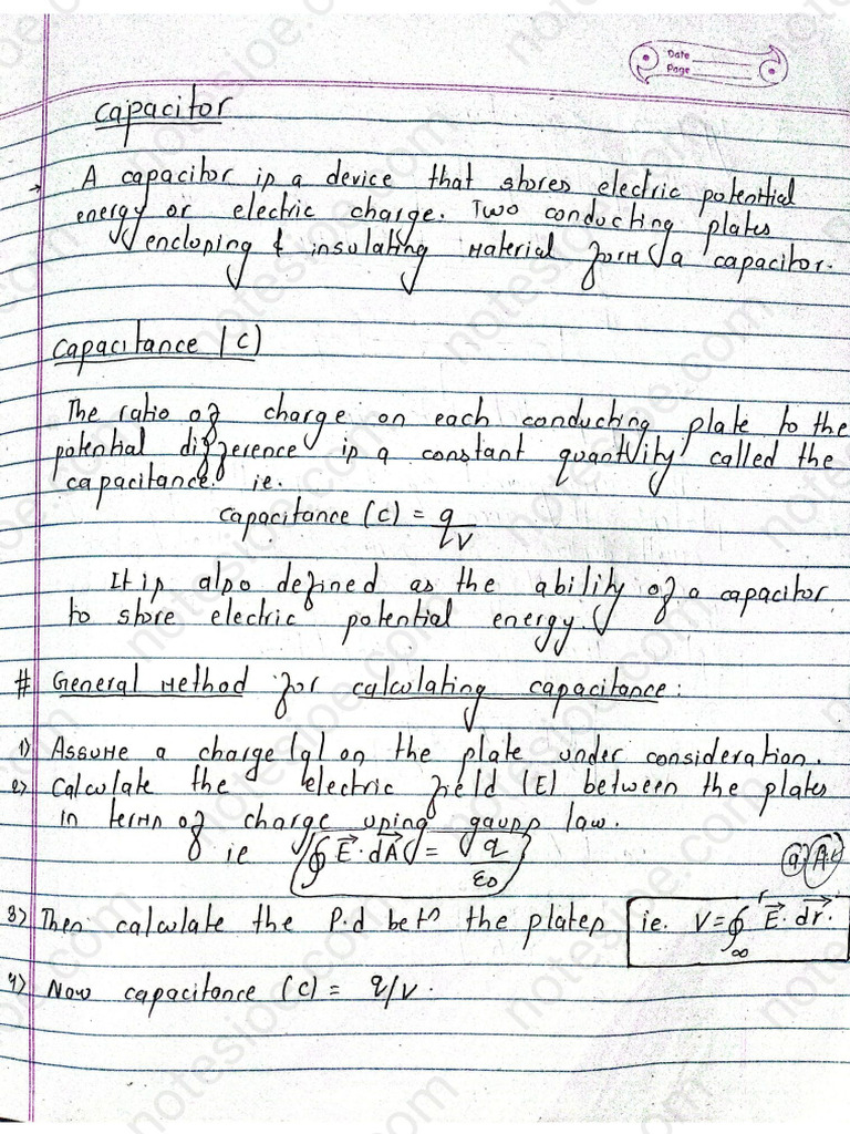 Capacitor | PDF