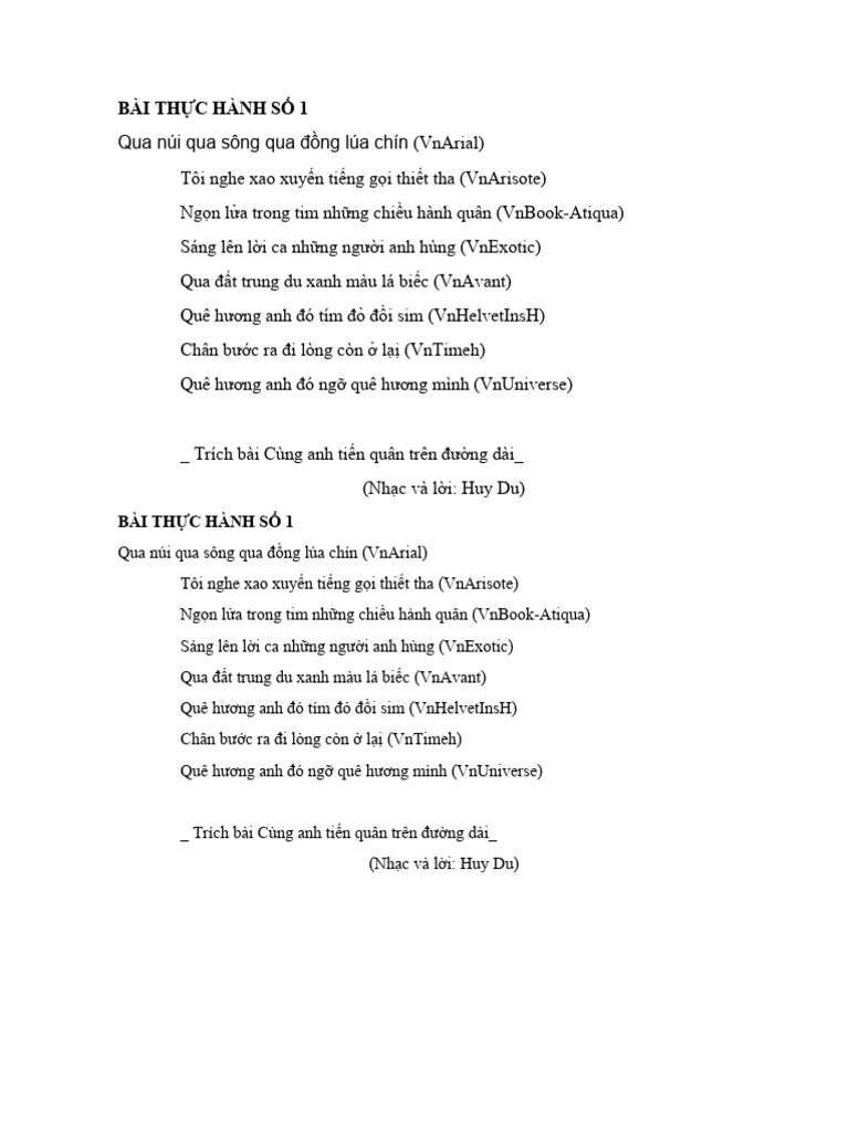 Bài 1 - 5 - 10 | PDF