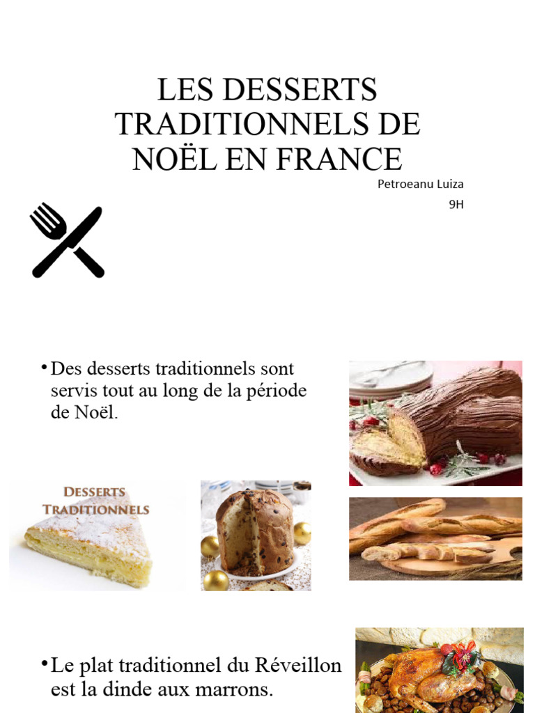 Desserts Traditionnels de Noël en France | PDF | Sciences sociales ...