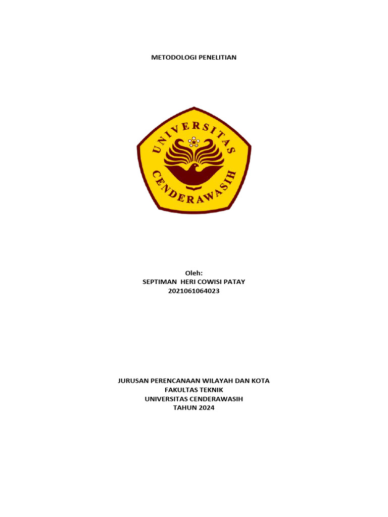 TABEL KEBUTUHAN DATA - Metodologi | PDF