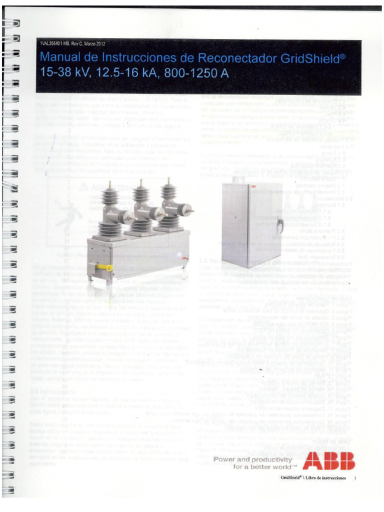Manual de Instrucciones de Reconectardor GridShield | PDF