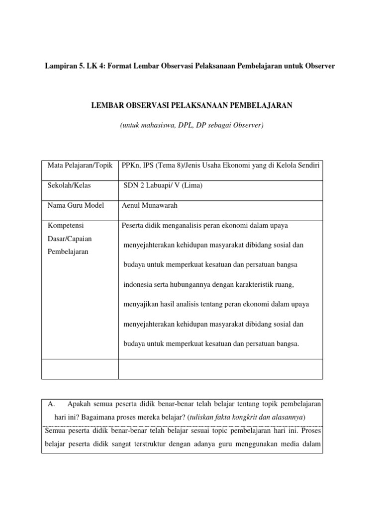 Lampiran 5 SIKLUS 3 | PDF