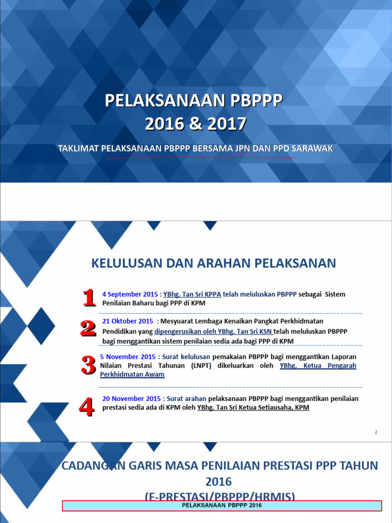 Dasar Dan Pelaksanaan PBPPP 2016&2017 | PDF