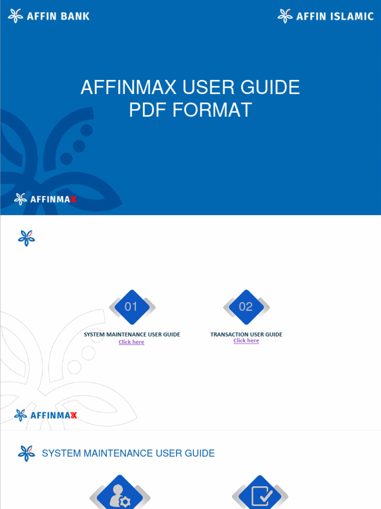 Affinmax Guide PDF | PDF | Password | Login