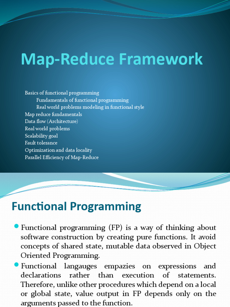 3.Map-Reduce Framework - 1 | PDF | Apache Hadoop | Map Reduce