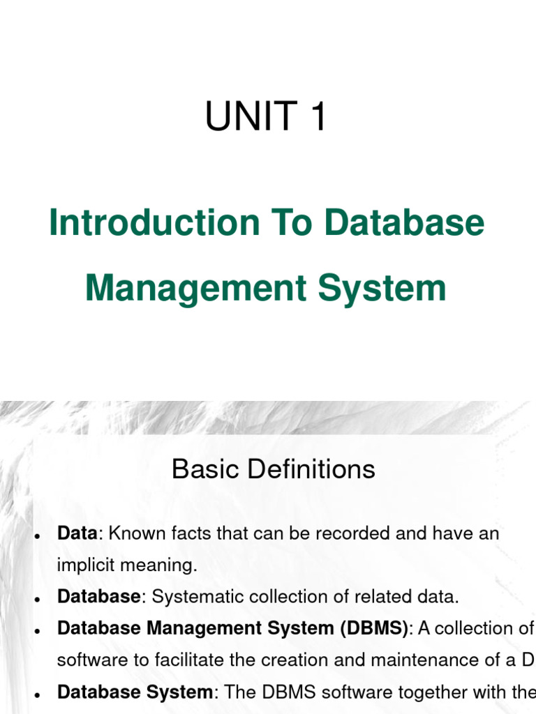 Unit 1 | PDF | Databases | No Sql