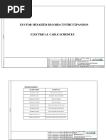 Cable Schedule for Electrical Installations | PDF