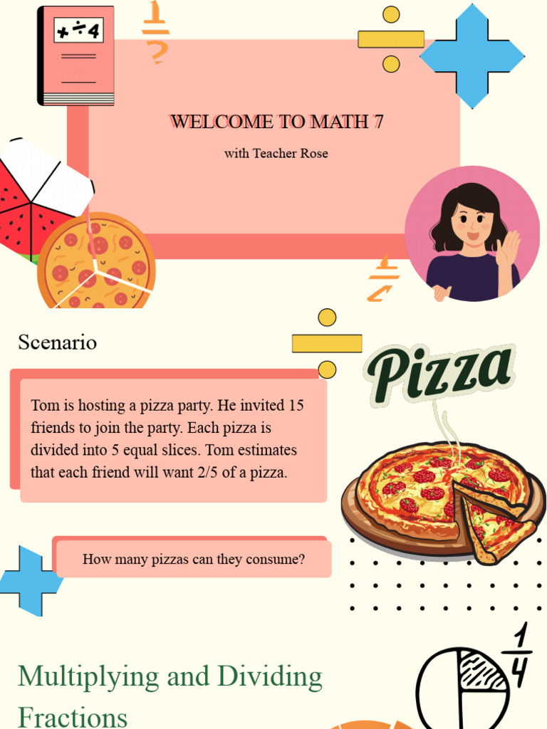 Multiplication and Division of Fractions PPT Presentation | PDF ...
