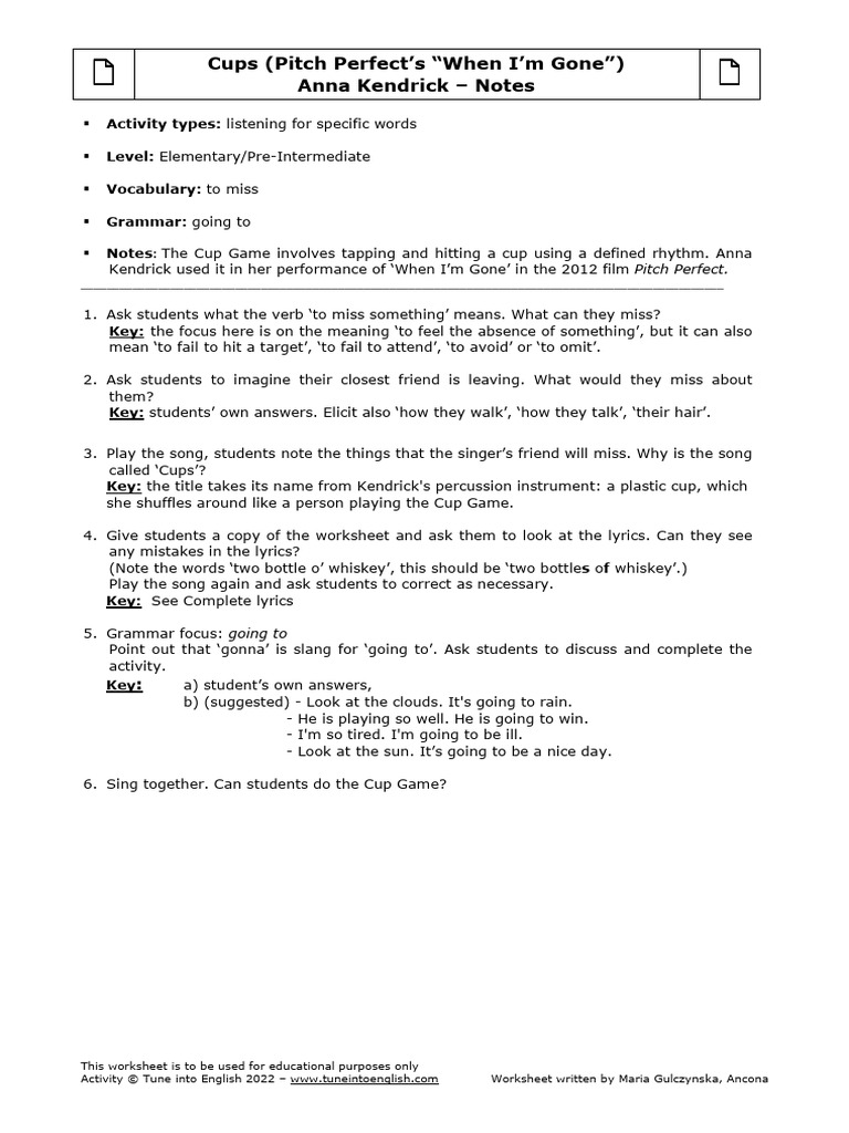 English Listening Activity | PDF