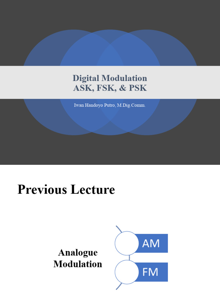 06 Ask FSK PSK | PDF | Modulation | Radio
