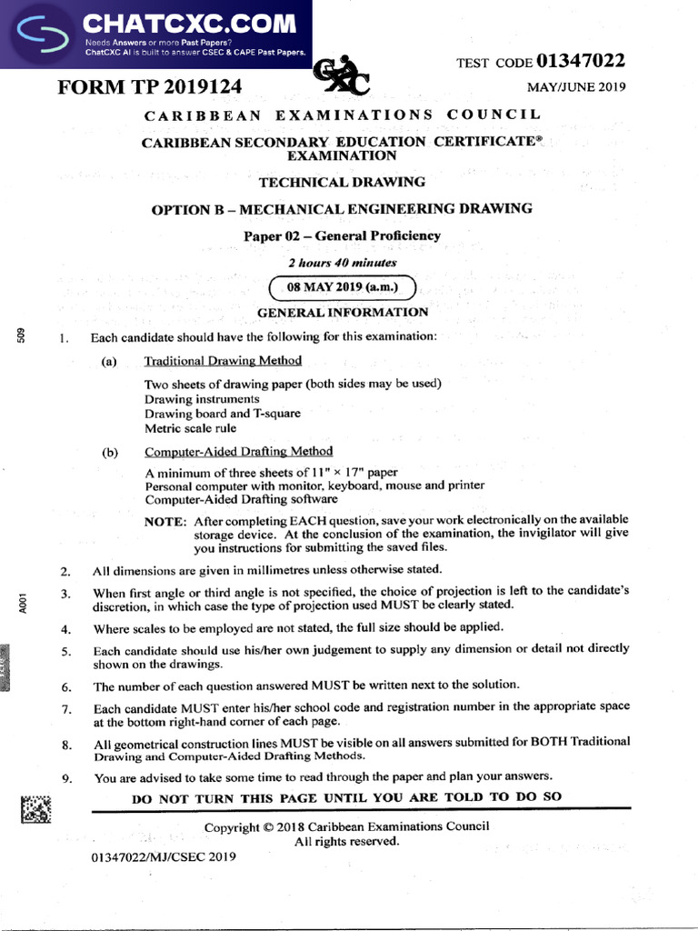 TD Past Paper 2017 | PDF