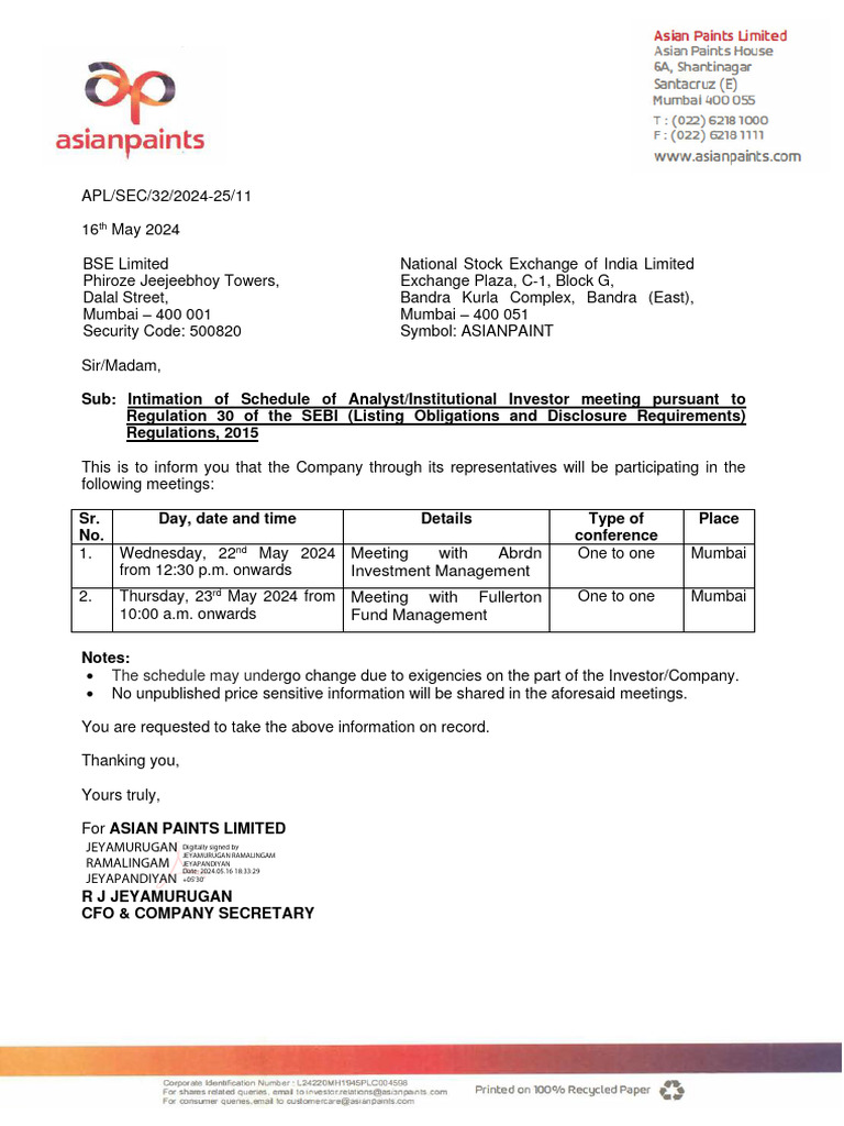Meeting With Abrdn Investment Management Meeting With Fullerton Fund ...