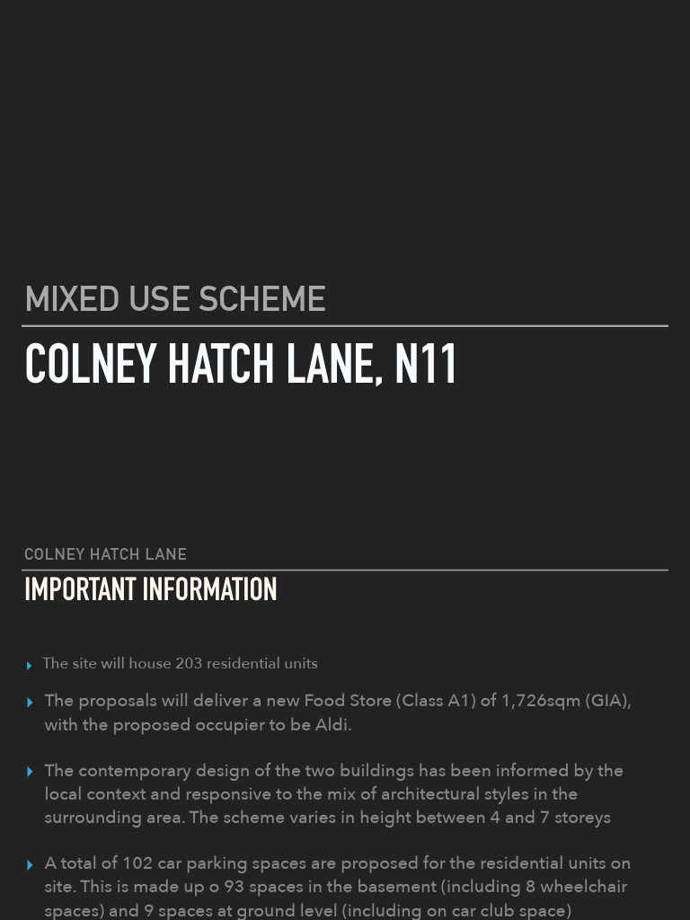 Colney Hatch Lane, London | PDF | Business | Technology & Engineering