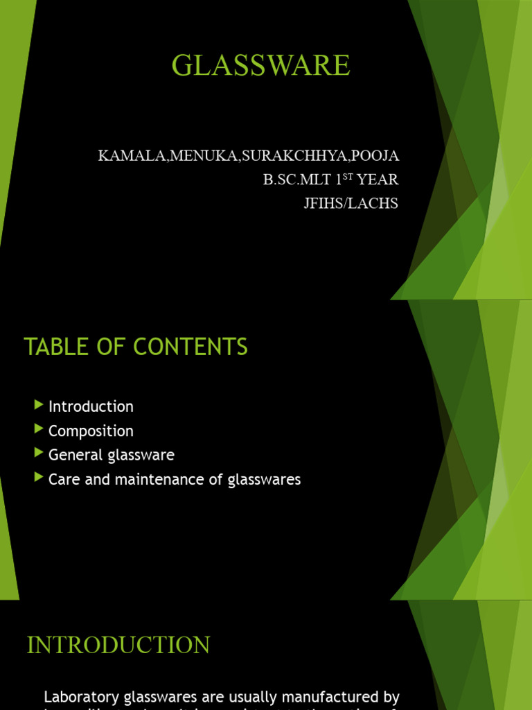 3 Glassware | PDF | Glasses | Water