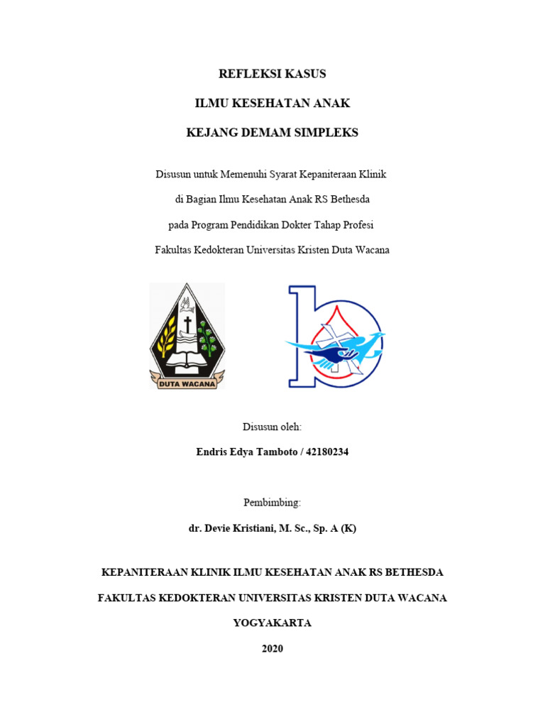 Kejang Demam Sederhana pada Anak | PDF | Kesehatan Holistik