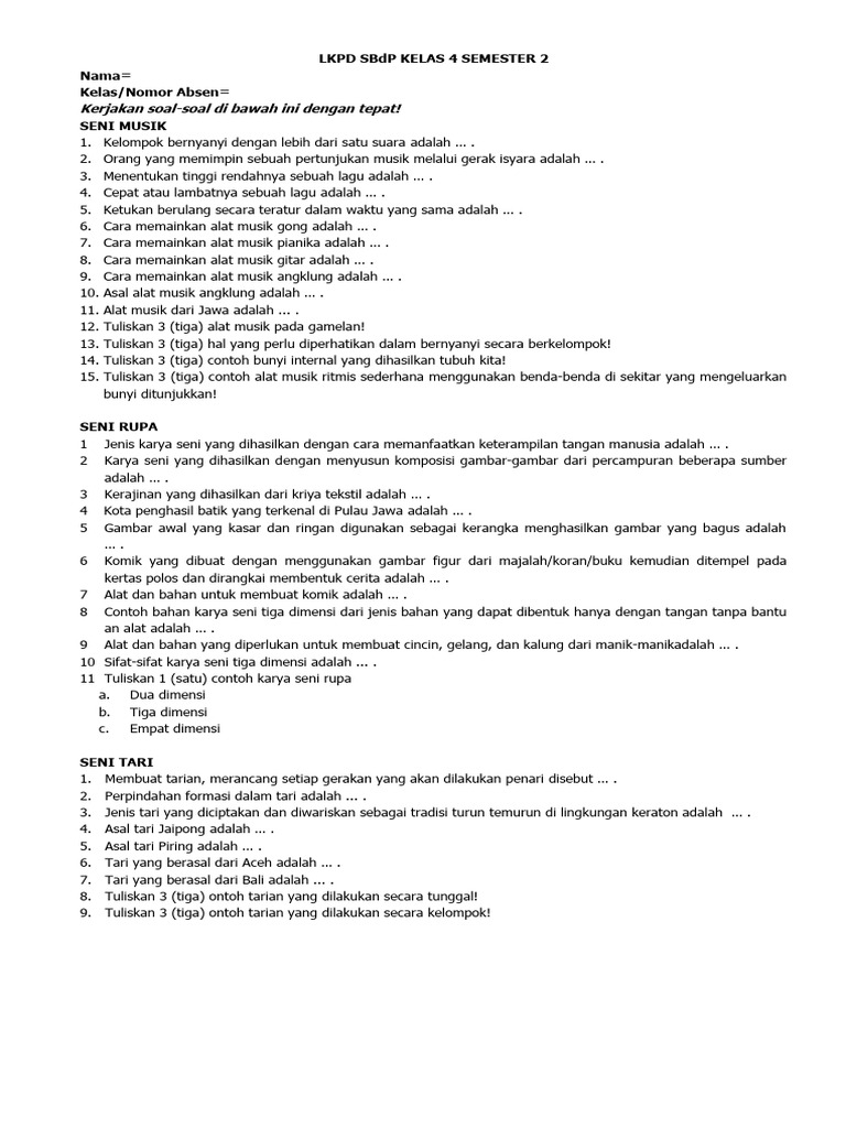 LKPD SBDP | PDF