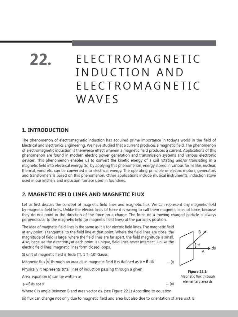 Electromagnetic Induction and Wavestheory | PDF | Electromagnetic ...