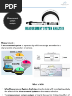 AIAG MSA Manual: MSA Concepts Term Guidelines | PDF