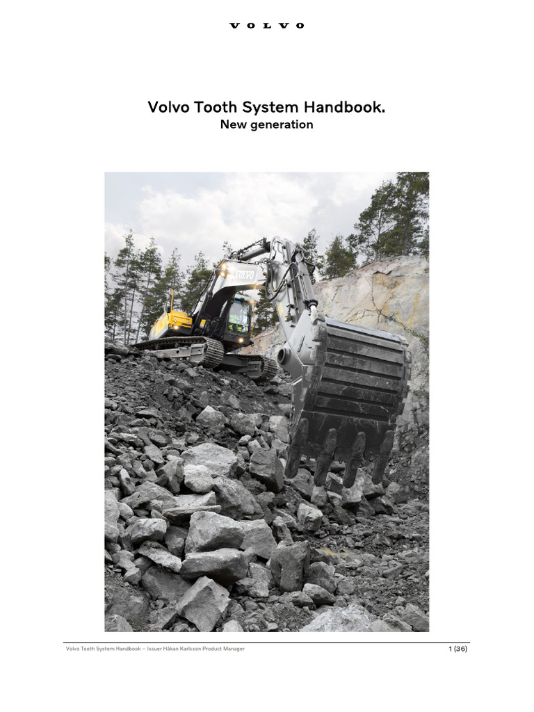 Volvo Tooth System Handbook - 1 - 1 | PDF | Screw | Nut (Hardware)
