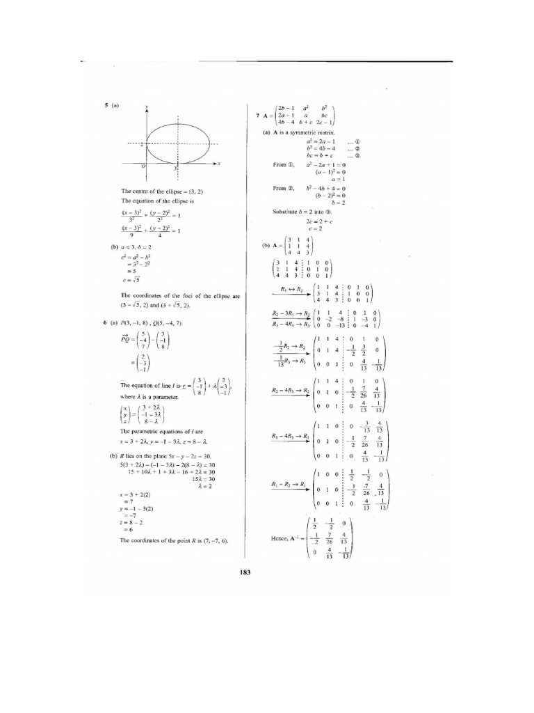 Mathematics T Sem 1 Answer | PDF