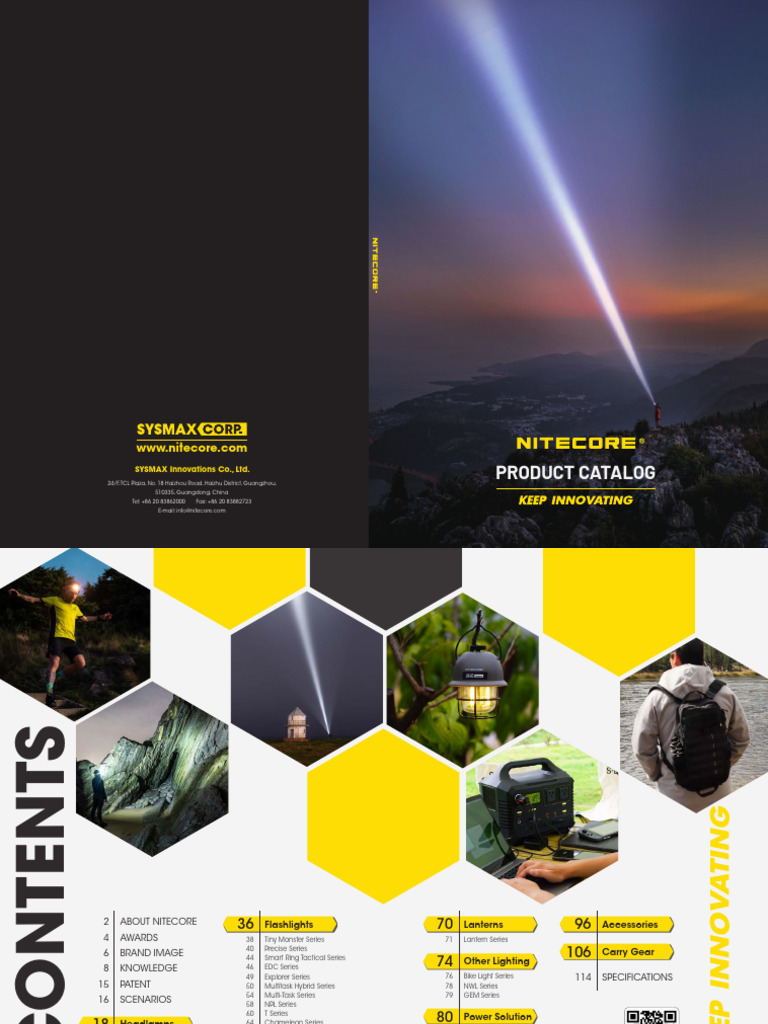 2024 NITECORE Lighting Product Catalog en WEB | PDF | Flashlight | Ultraviolet
