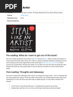 Steal Like An Artist PDF | PDF | Creativity | Thought