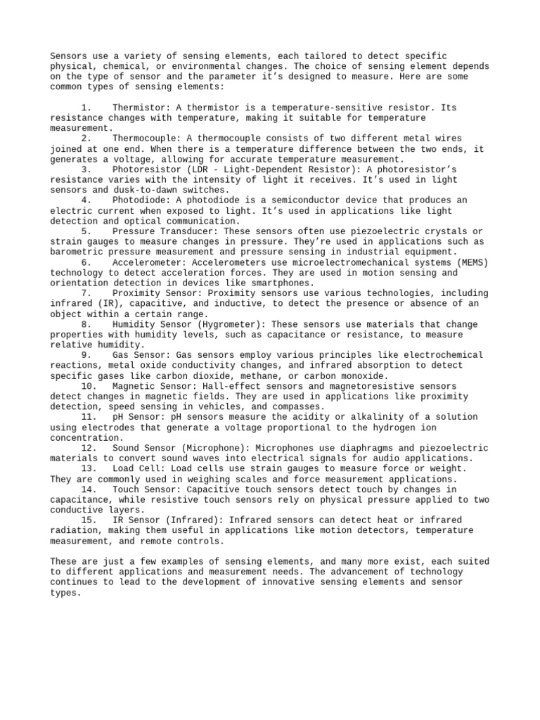 Text 2 | PDF | Sensor | Electrical Resistance And Conductance