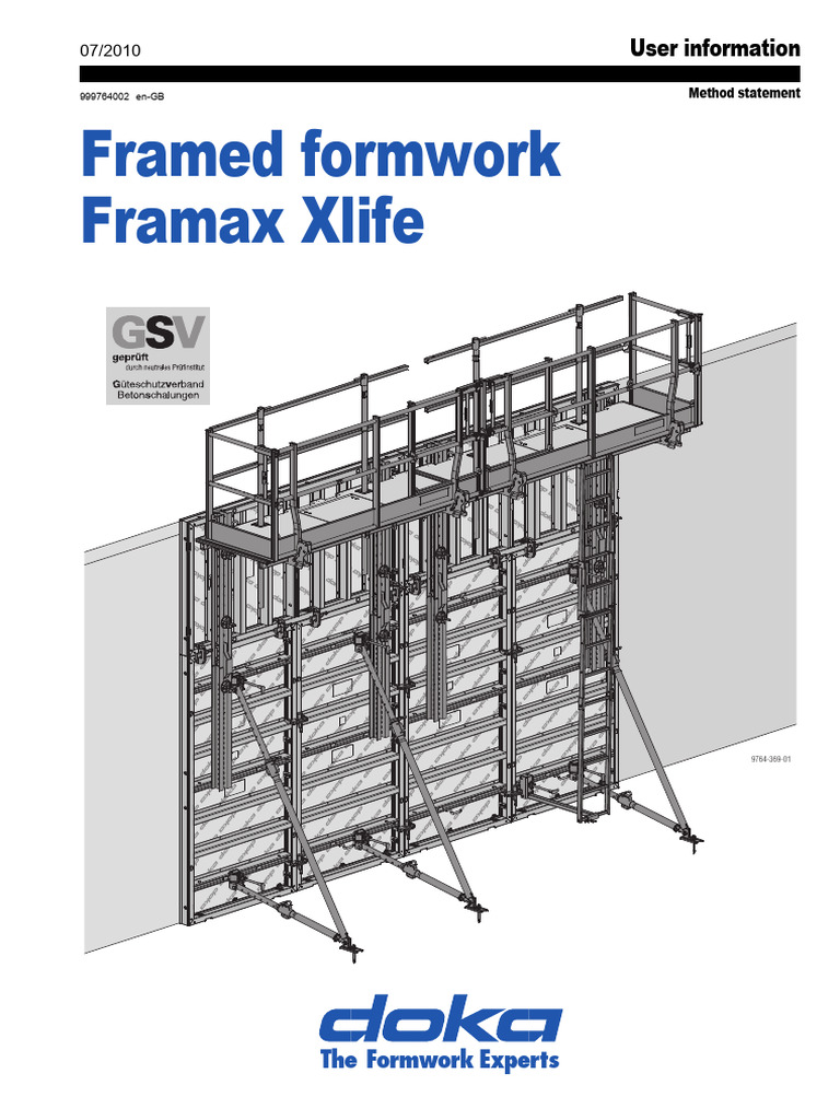 Doka_FRAMAX_English | Download Free PDF | Safety | Occupational Safety ...