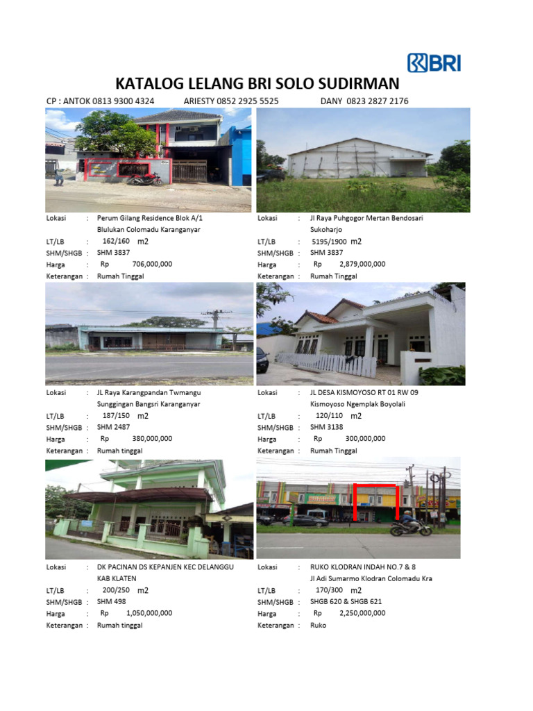 Katalog Lelang 2022 | PDF