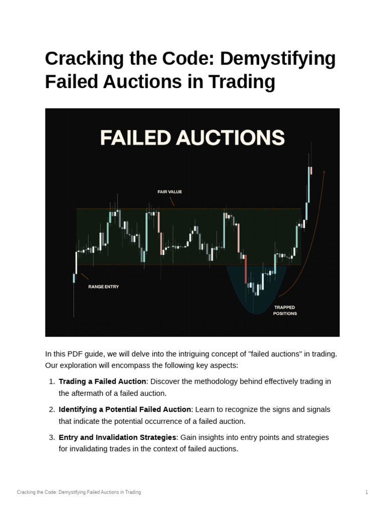 Cracking The Code Demystifying Failed Auctions | PDF | Auction | Risk