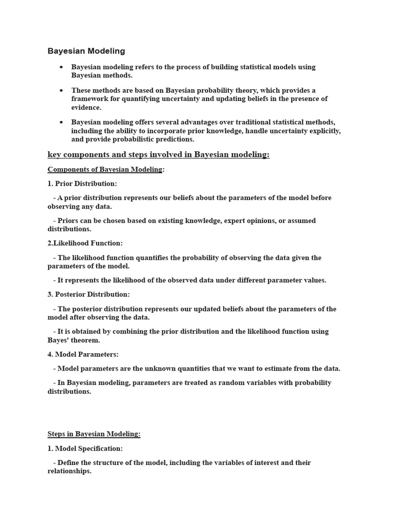 3 Bayesian Modeling Pdf Bayesian Inference Bayesian Network