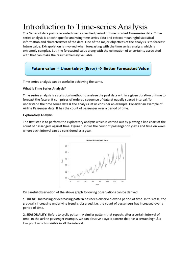 5 Time Series Analysis Pdf Time Series Autoregressive Integrated