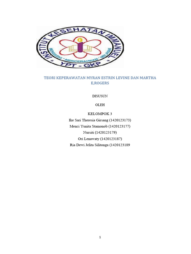 Teori Keperawatan Levine: Model Konservasi | PDF