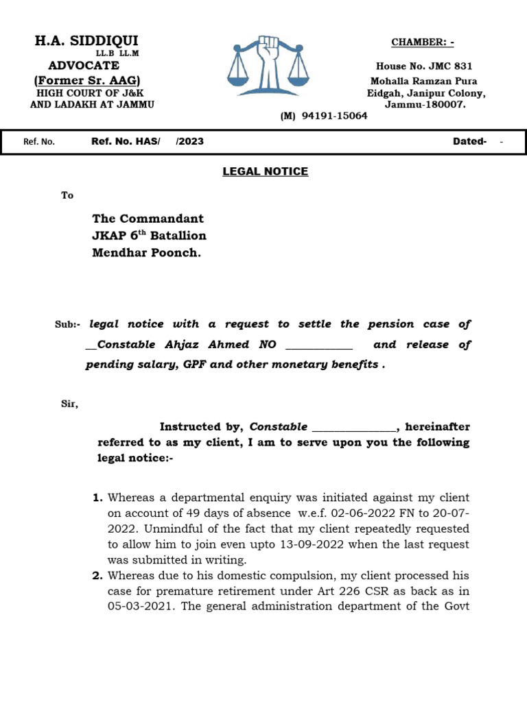 Notice New | PDF | Government | Justice