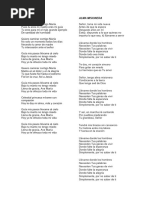 Letra de Alma Misionera | PDF